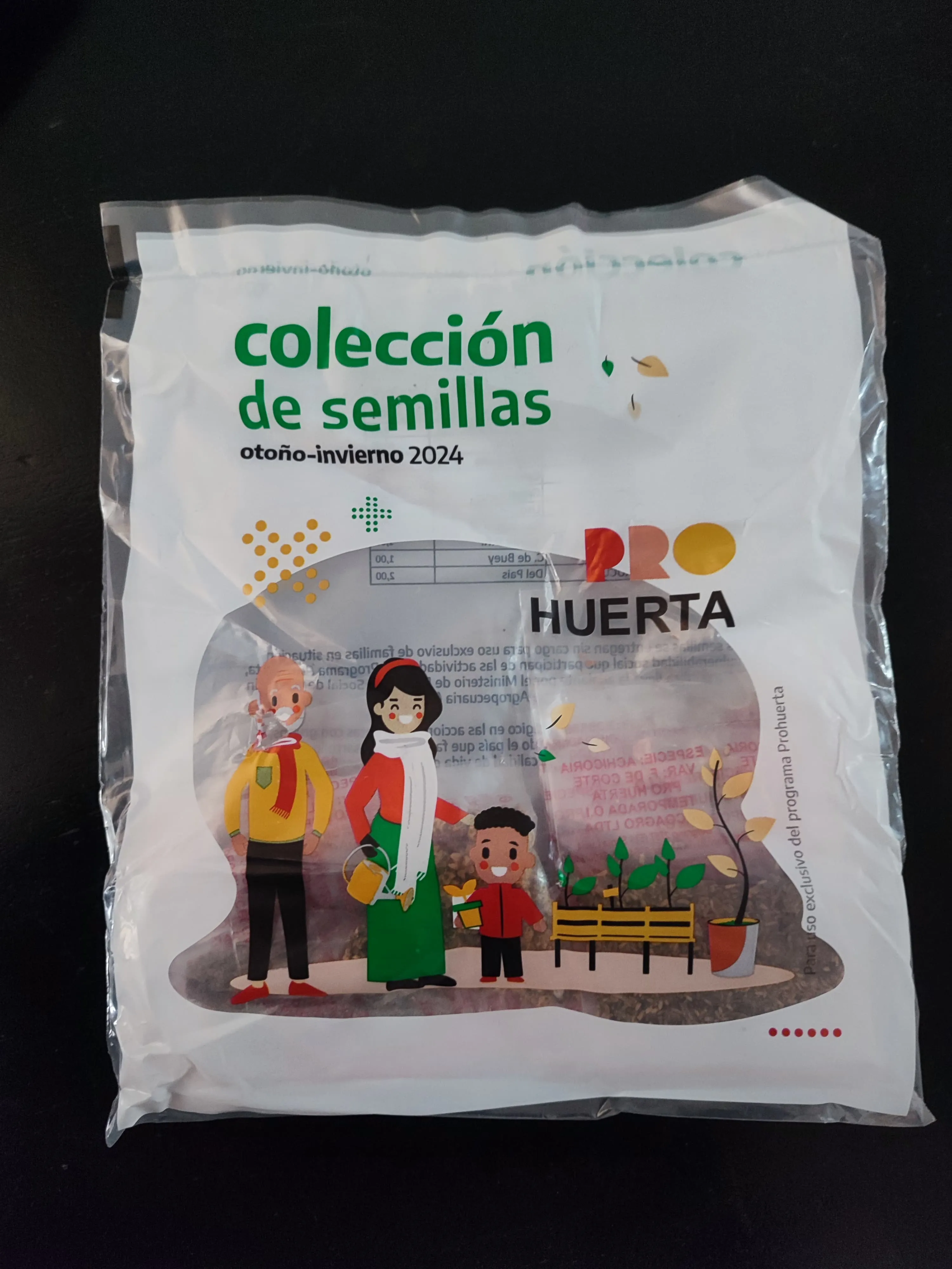 Llegaron las semillas PRO-HUERTA otoño-invierno 2024 a la Comuna de ...